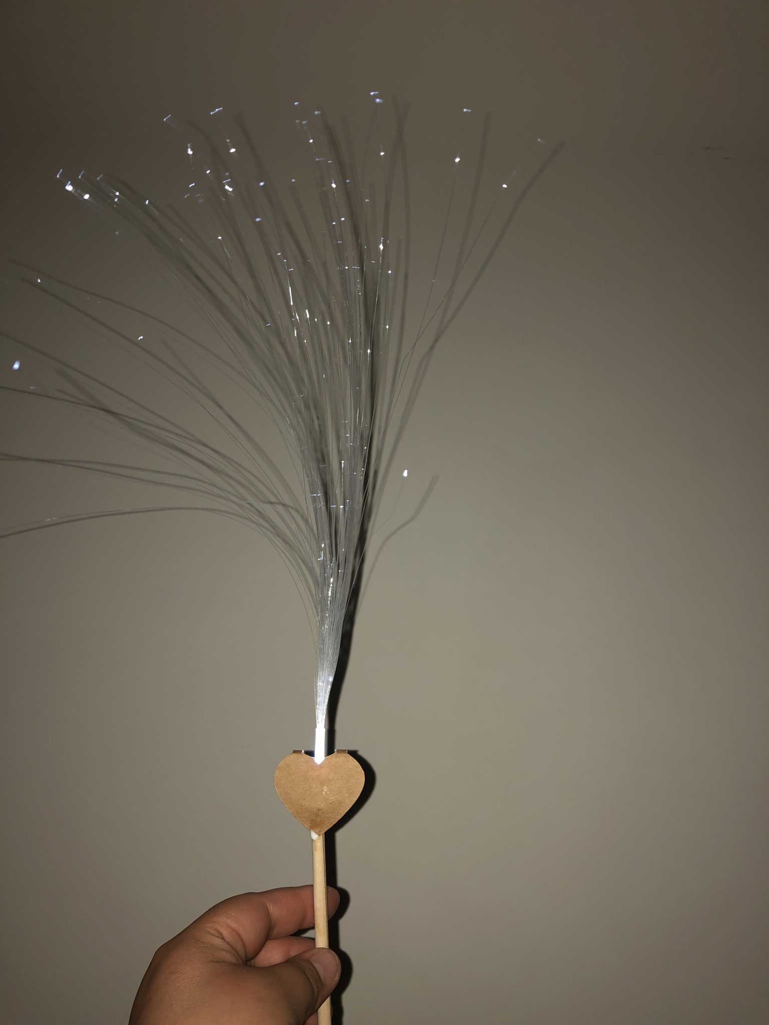 Bâton fibre optique mariage personnalisés